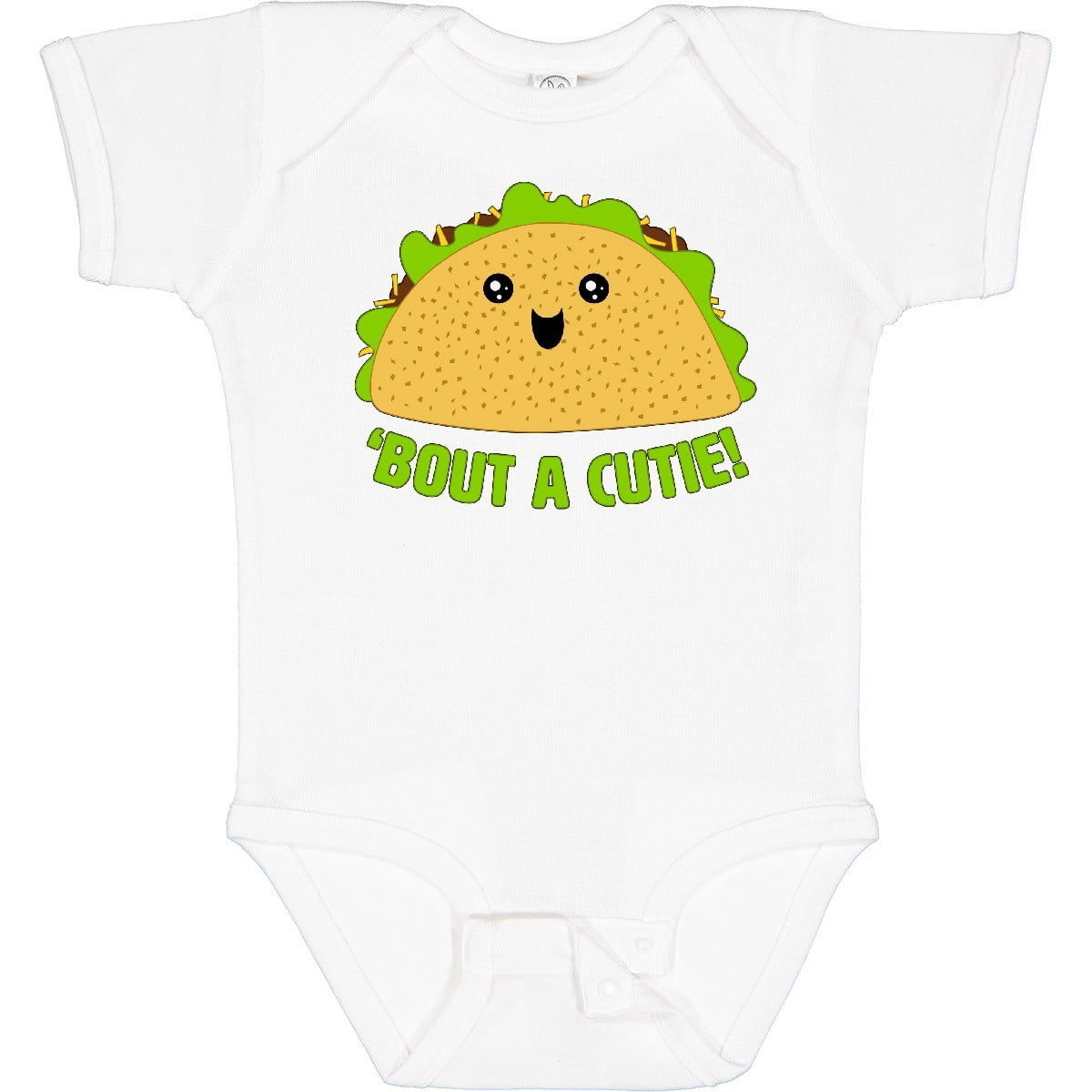 Tiny Nest Taco Bout A Cutie Cute Taco Pun Baby Bodysuit Mexican Food ...