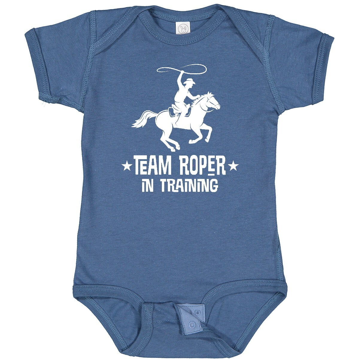 Tiny Nest Team Roper In Training Baby Bodysuit Roping Calf One-Piece ...