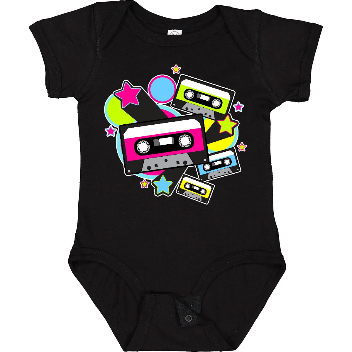Tiny Nest The 80S Cassette Tapes Baby Bodysuit Tape Theme Eighties Born ...
