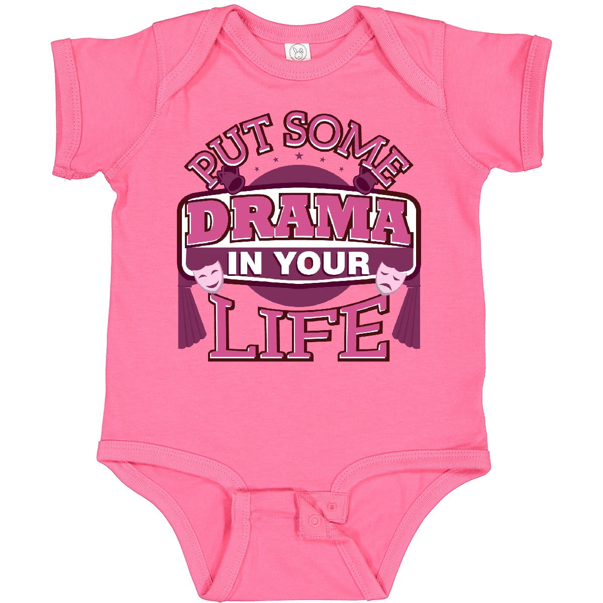 Tiny Nest Theater Put Some Drama In Your Life Baby Bodysuit Acting Club ...