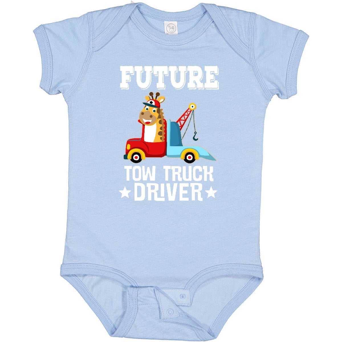 Tiny Nest Tow Truck Driver Future Baby Bodysuit Mechanic Childs Boys ...