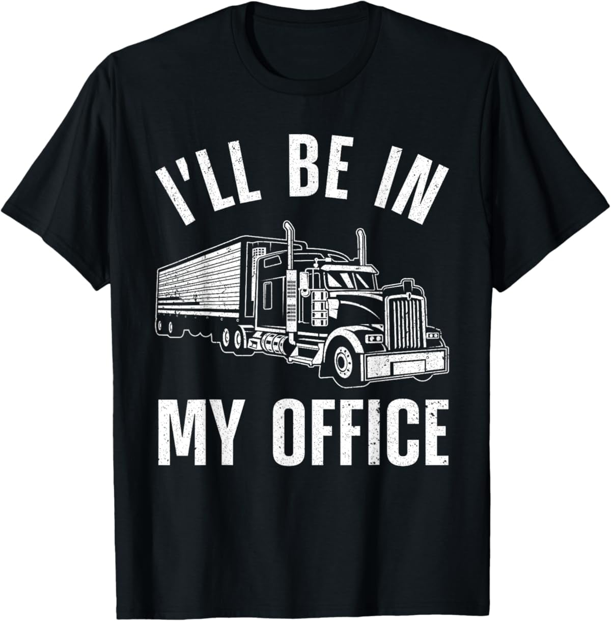 Tiny Nest Trucker Art For Men Women Big Rig Trucker Truck Driver T ...