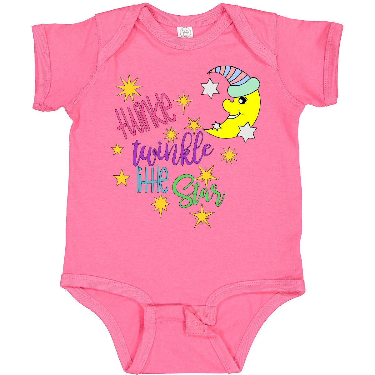 Tiny Nest Twinkle, Twinkle, Little Star With Yellow Moon In Night Baby ...