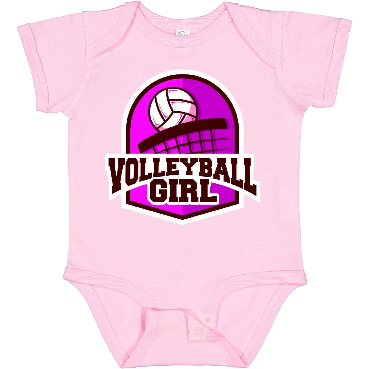 Tiny Nest Volleyball Girl Baby Bodysuit Badge One-Piece Infant Creeper ...