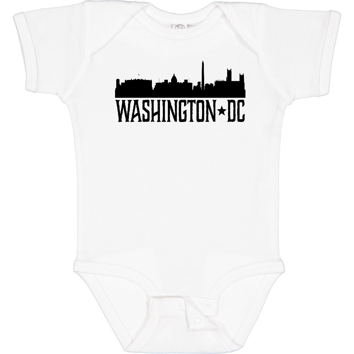 Tiny Nest Washington Dc Skyline Cities Baby Bodysuit Capitol Vacation ...