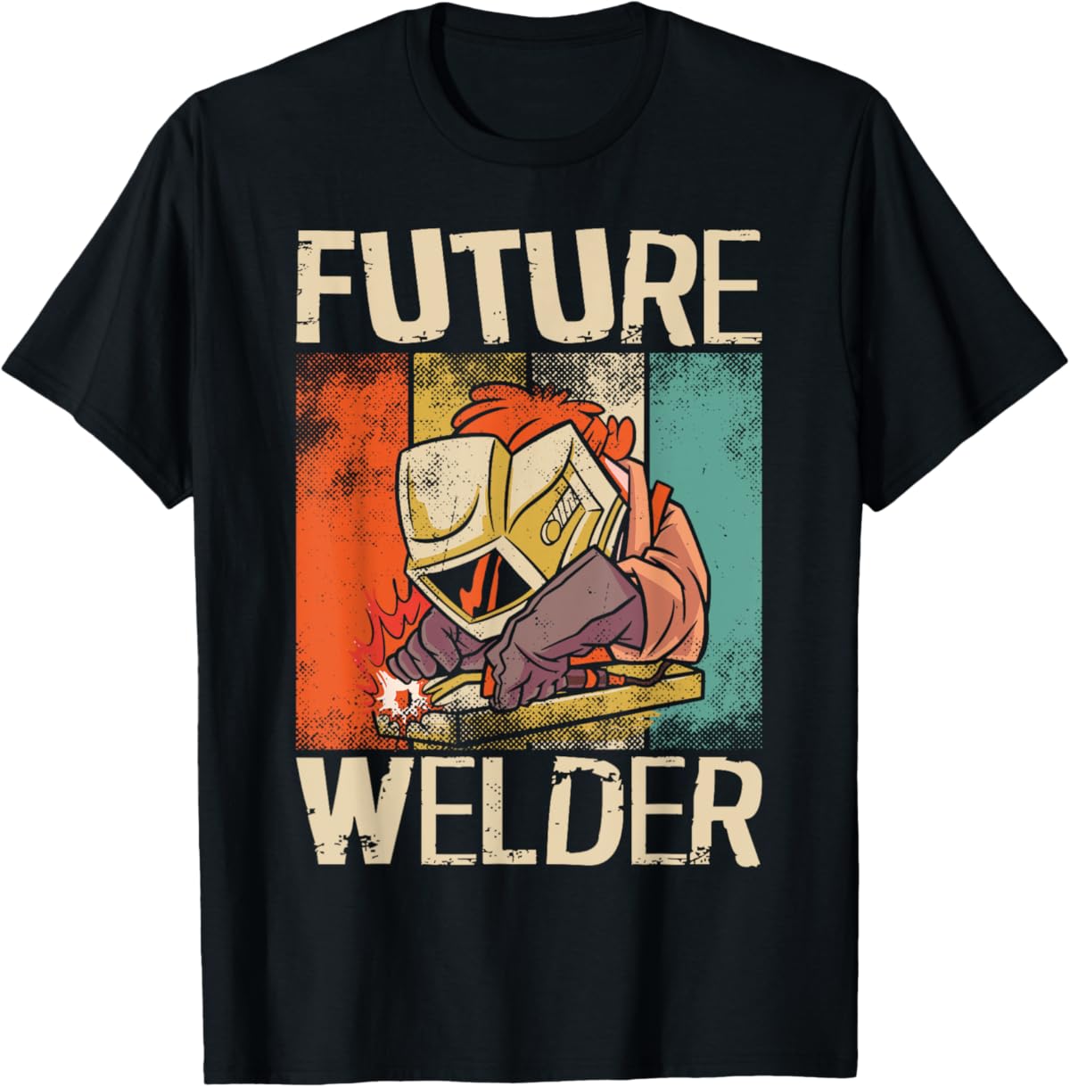Tiny Nest Welder Welding Vintage Retro Future Welder T-Shirt, Gift For ...