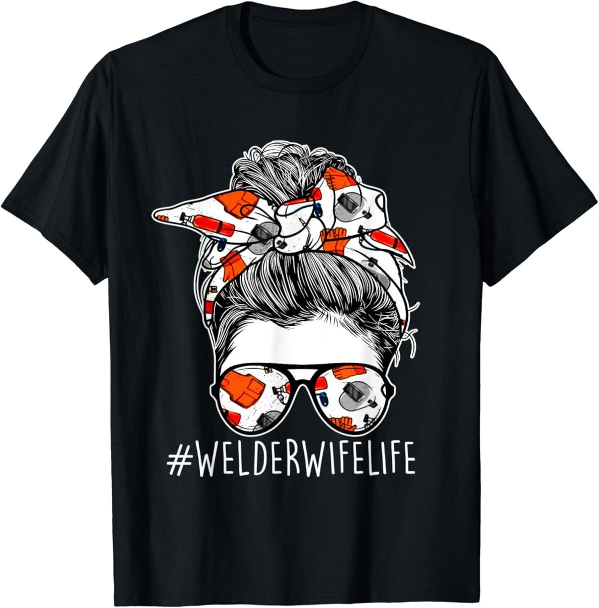 Tiny Nest Welder Wife Life - Women Welding Steel Worker Construction T ...