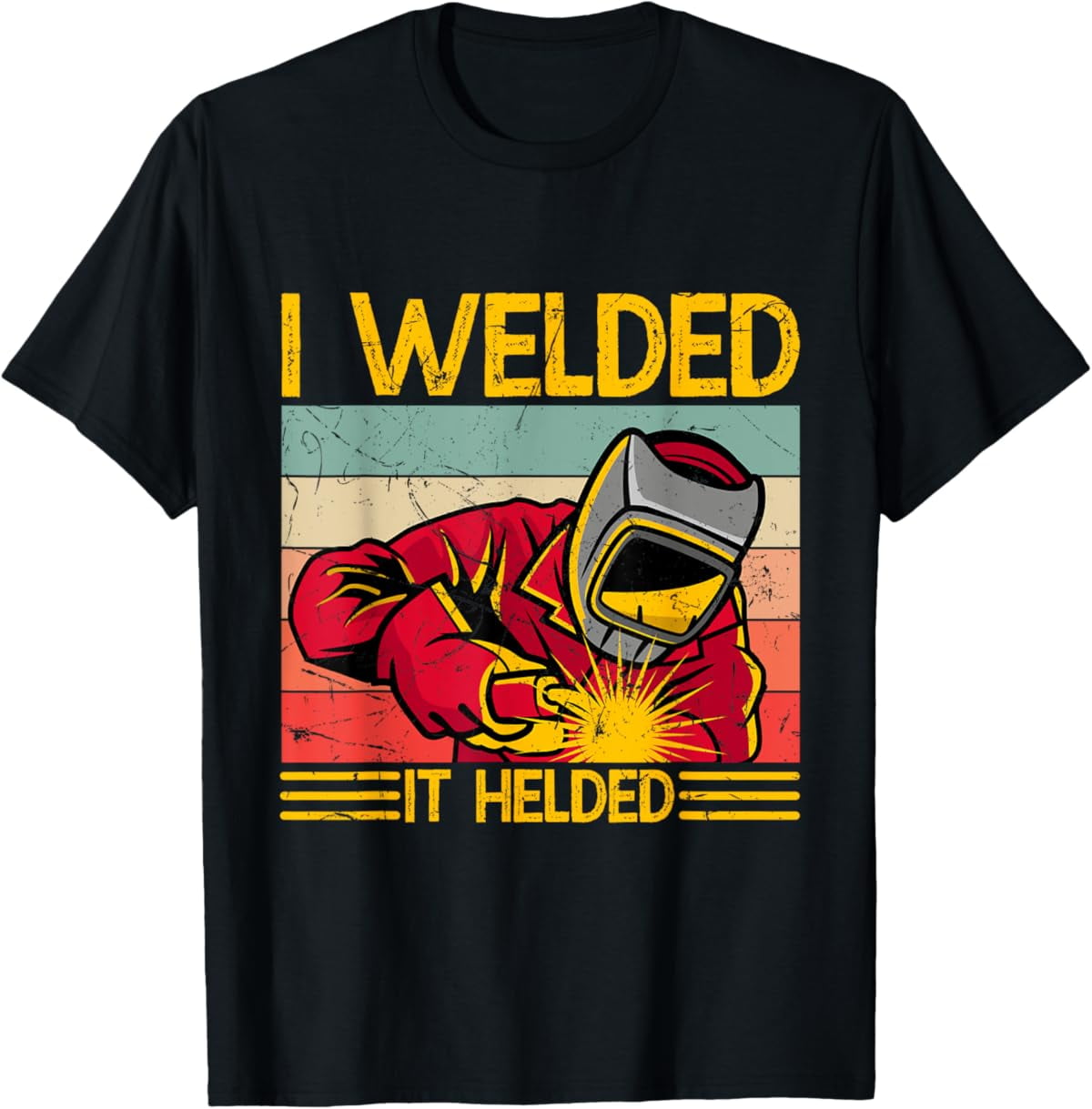 Tiny Nest Welding Men Dad Fathers Welder Metal Worker Joke T-Shirt ...