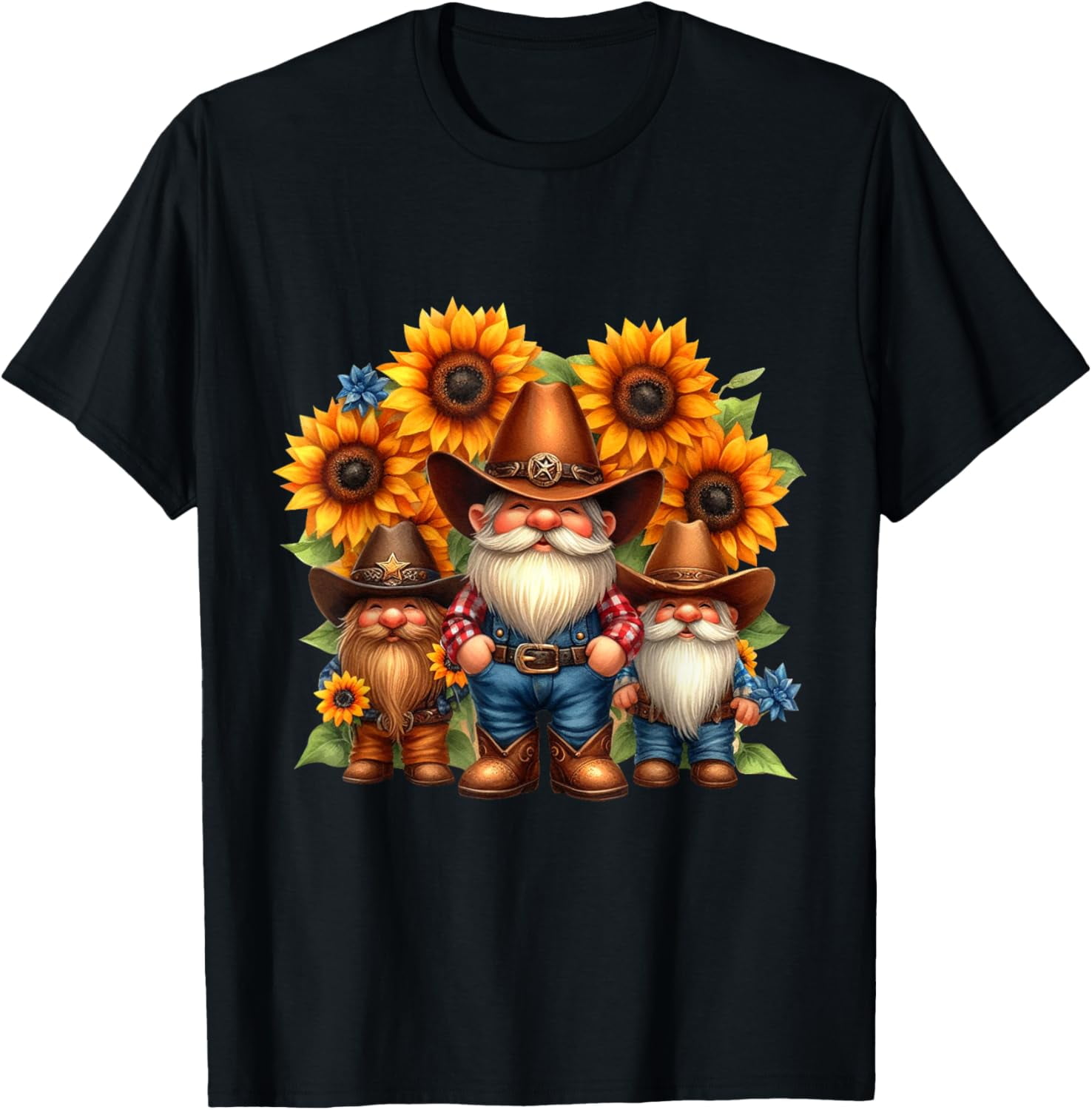 Tiny Nest Wrangler Gnomes With Sunflowers - Walmart.com