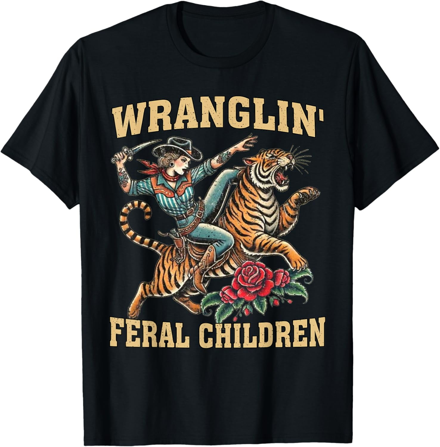 Tiny Nest Wrangling Feral Children Funny Feral Mom - Walmart.com