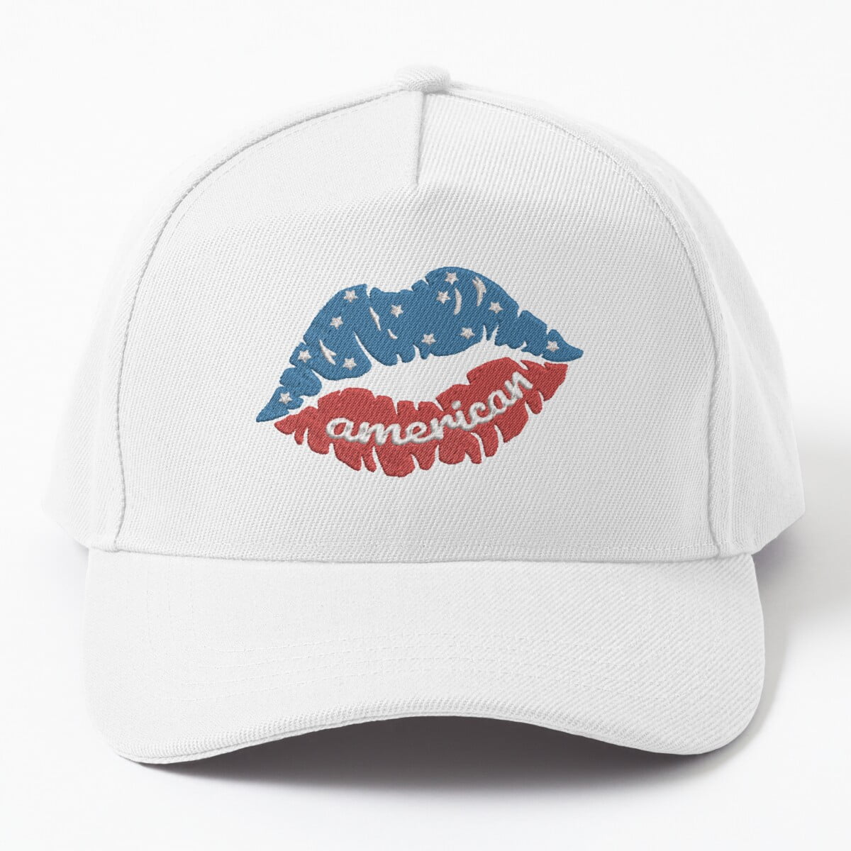 Tiny Nest4Th Of July American Lip Patriotic Day Gifts (Embroidery ...
