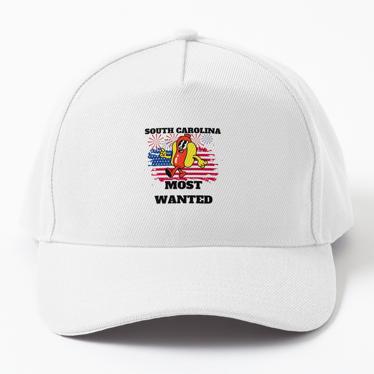 Tiny Nest4Th Of July, South Carolina Most Wanted Wiener Cap Baseball ...