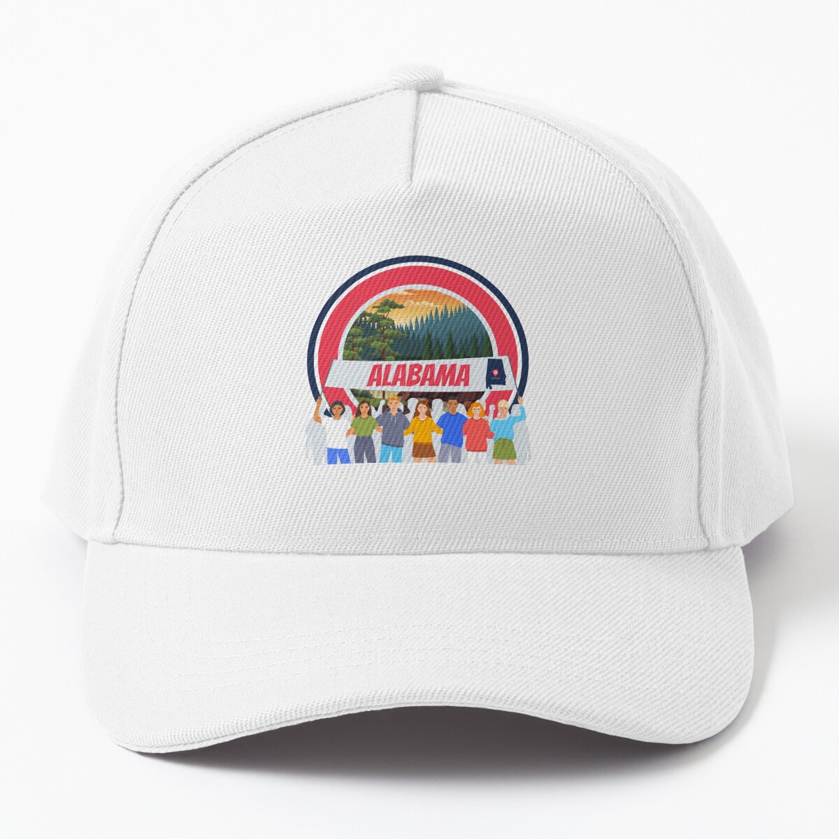 Jahat Alabama State Cap Baseball Cap, Hats For Men, Gift For Him ...