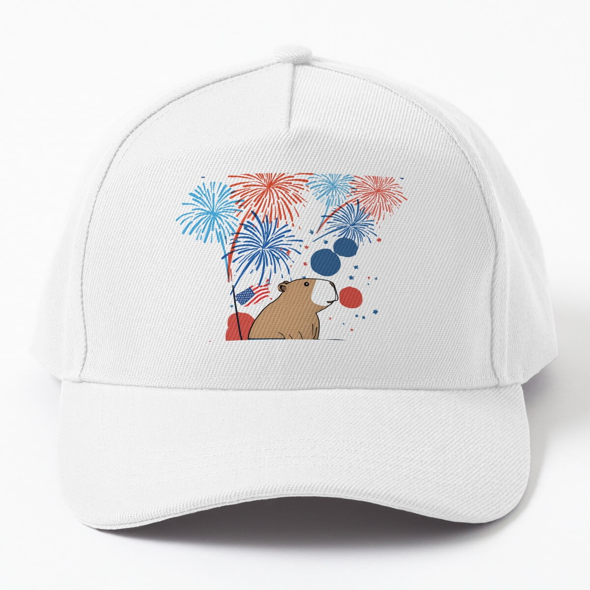 Jahat Capybara 4Th Of July Firework Celebrate United States Of America ...