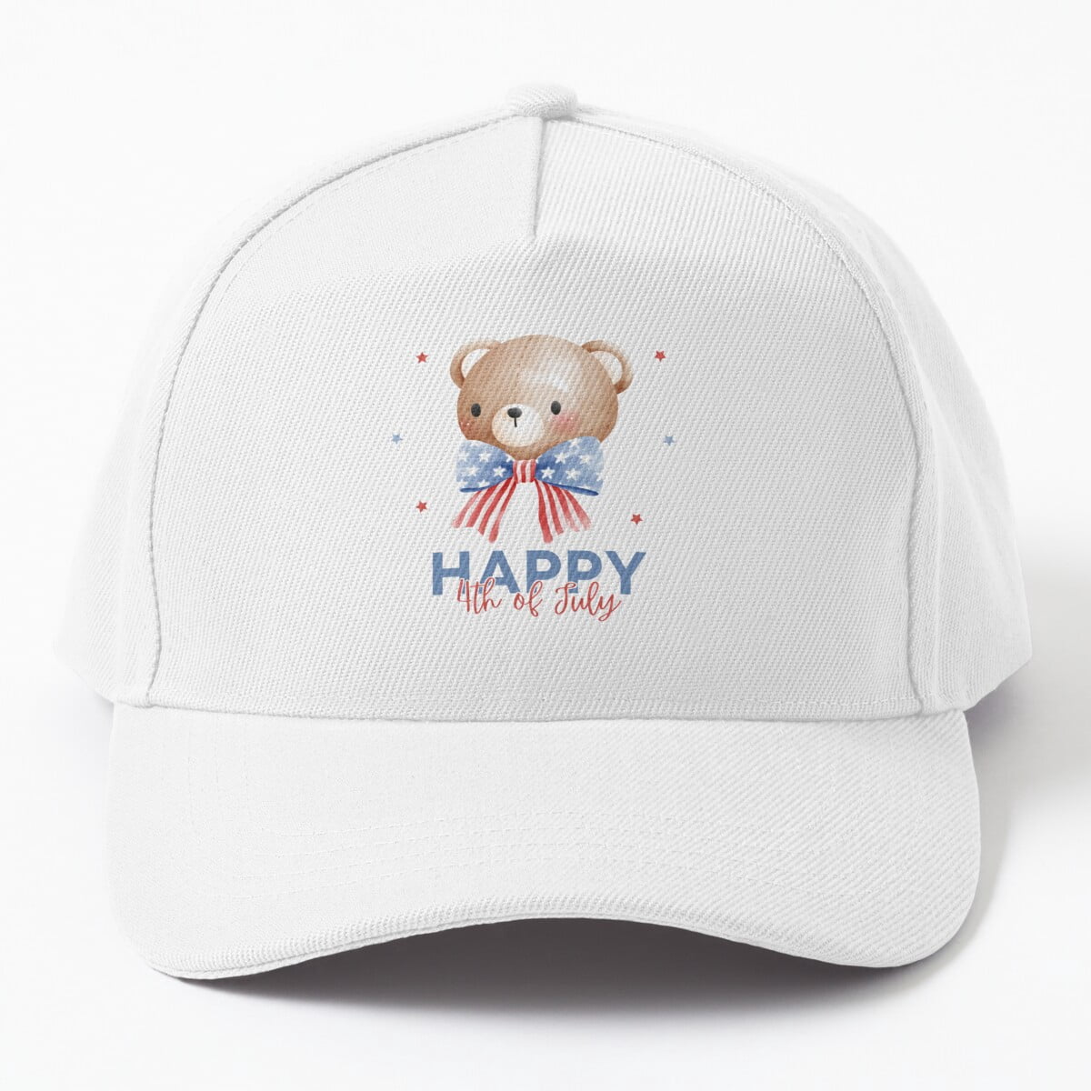 Jahat Cute Kids 4Th Of July Teddy Bear Coquette Cap Baseball Cap, Hats ...