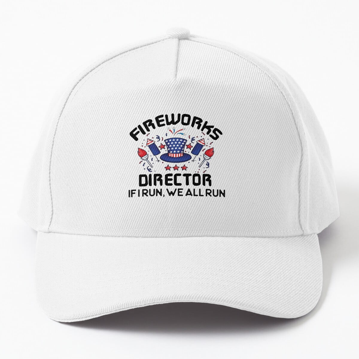 Jahat Firework Director I Run We Run 4Th Of July Cap Baseball Cap, Hats ...