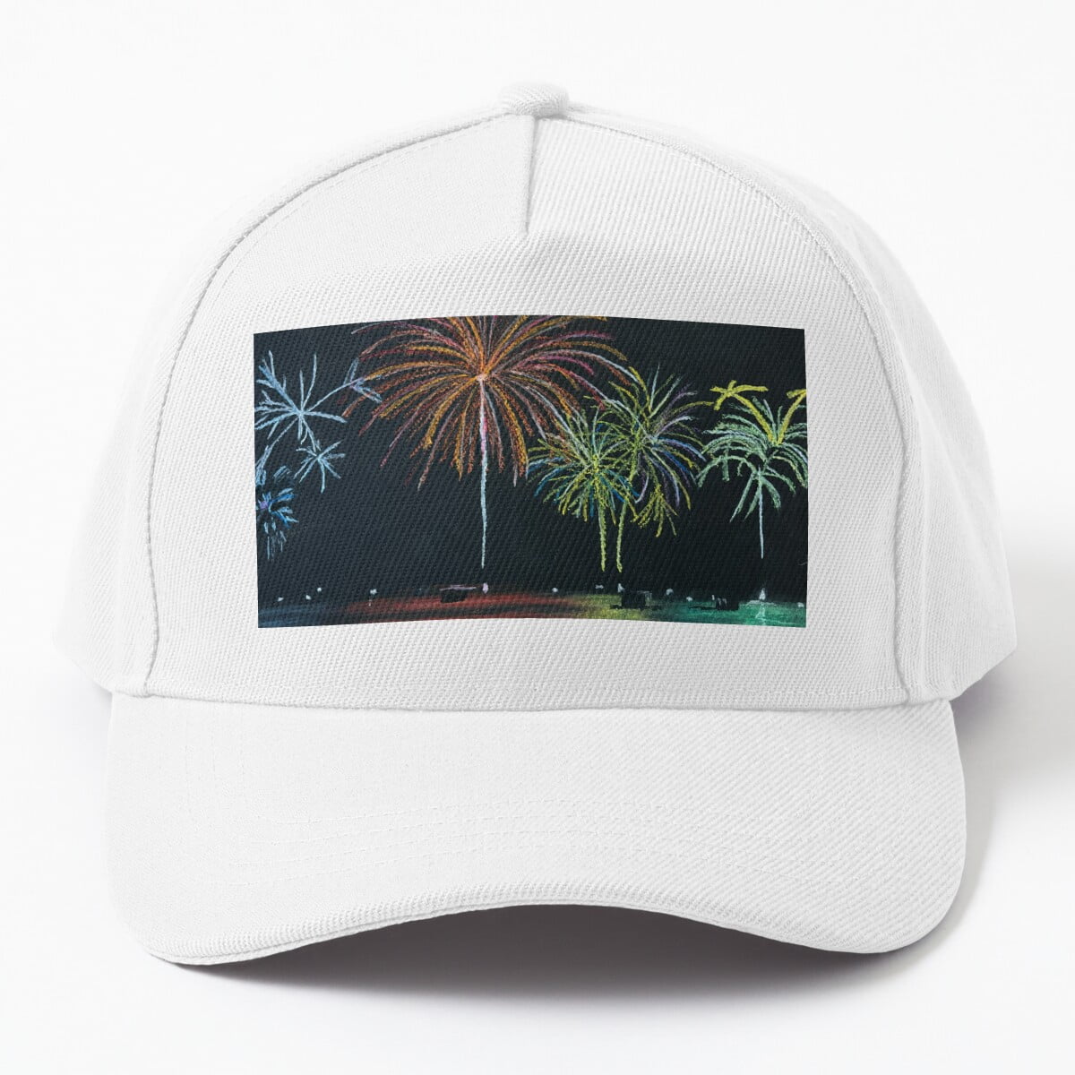 Jahat Fireworks On The Bay Cap Baseball Cap, Hats For Men, Gift For Him ...