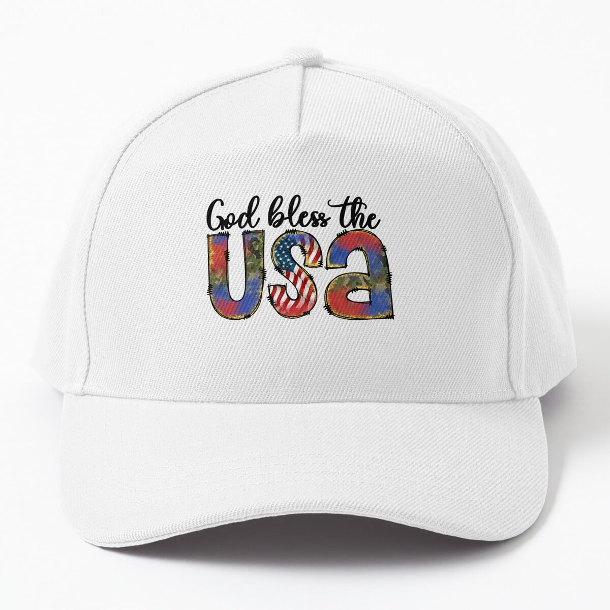 Jahat God Bless The Usa - Happy 4Th Of July Cap Baseball Cap, Hats For Men, Gift For Him ...