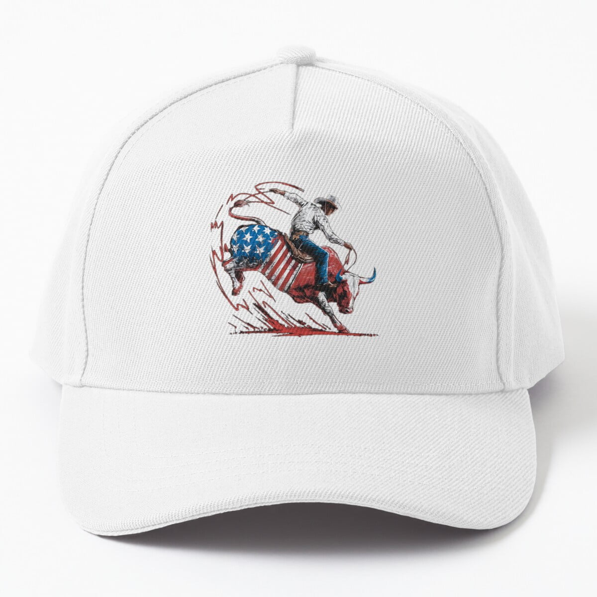 Jahat Graffiti American Rodeo Bull Rider Cap Baseball Cap, Hats For Men ...