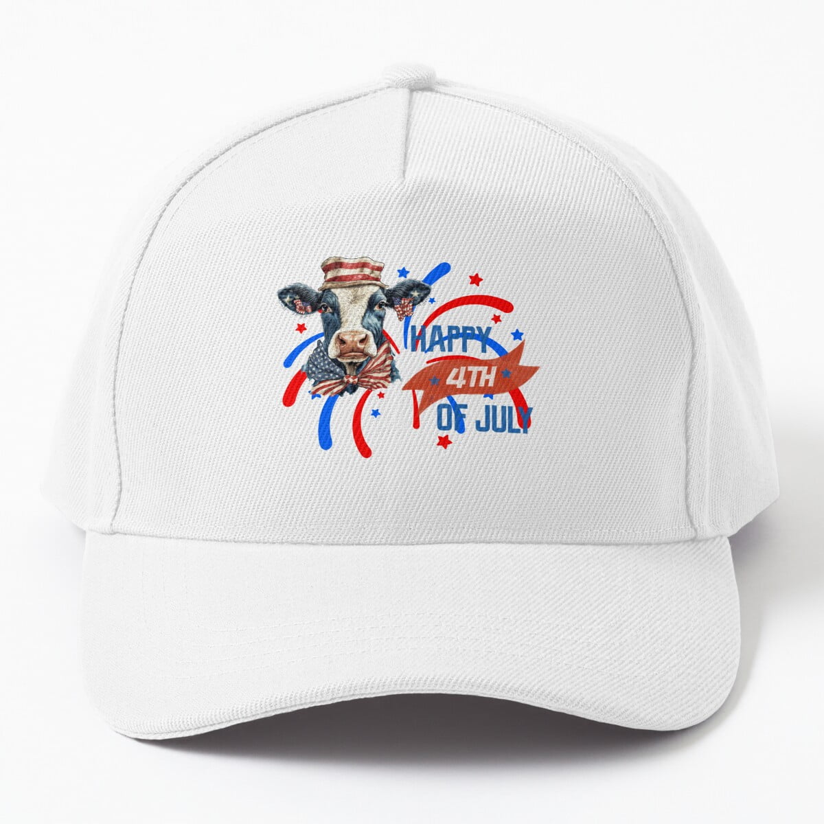 Jahat Happy 4Th Of July Cow Cap Baseball Cap, Hats For Men, Gift For Him - Walmart.com
