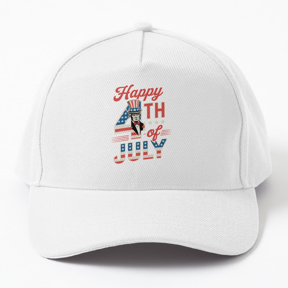 Jahat Happy Fourth Of July Patriotic American Flag Usa Thank You Cap ...
