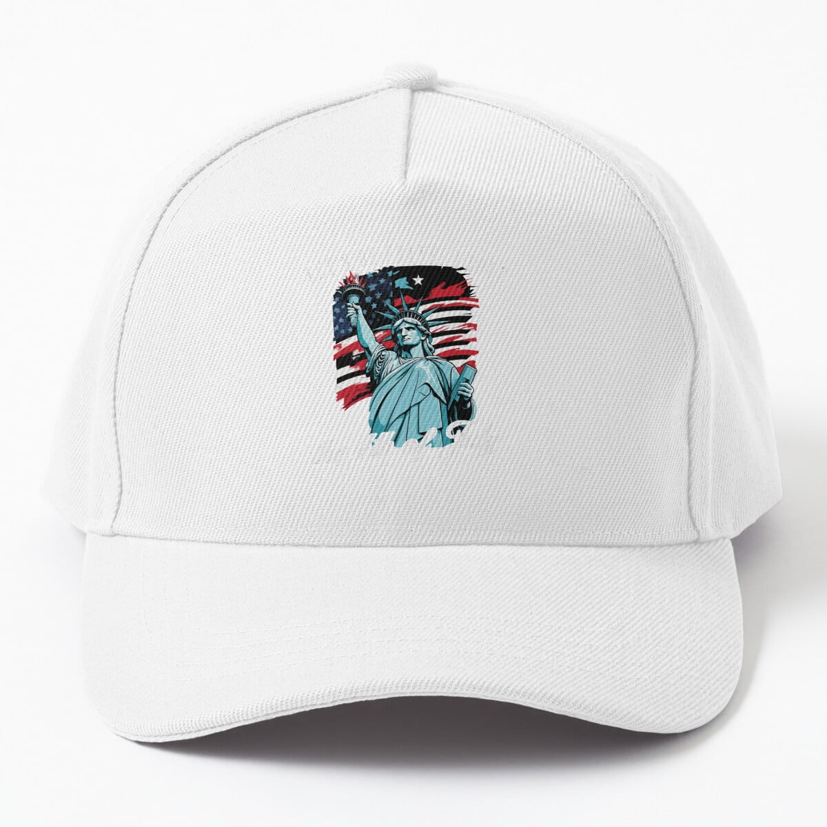 Jahat Love 4Th July Statue Of Liberty American Flag Cap Baseball Cap ...