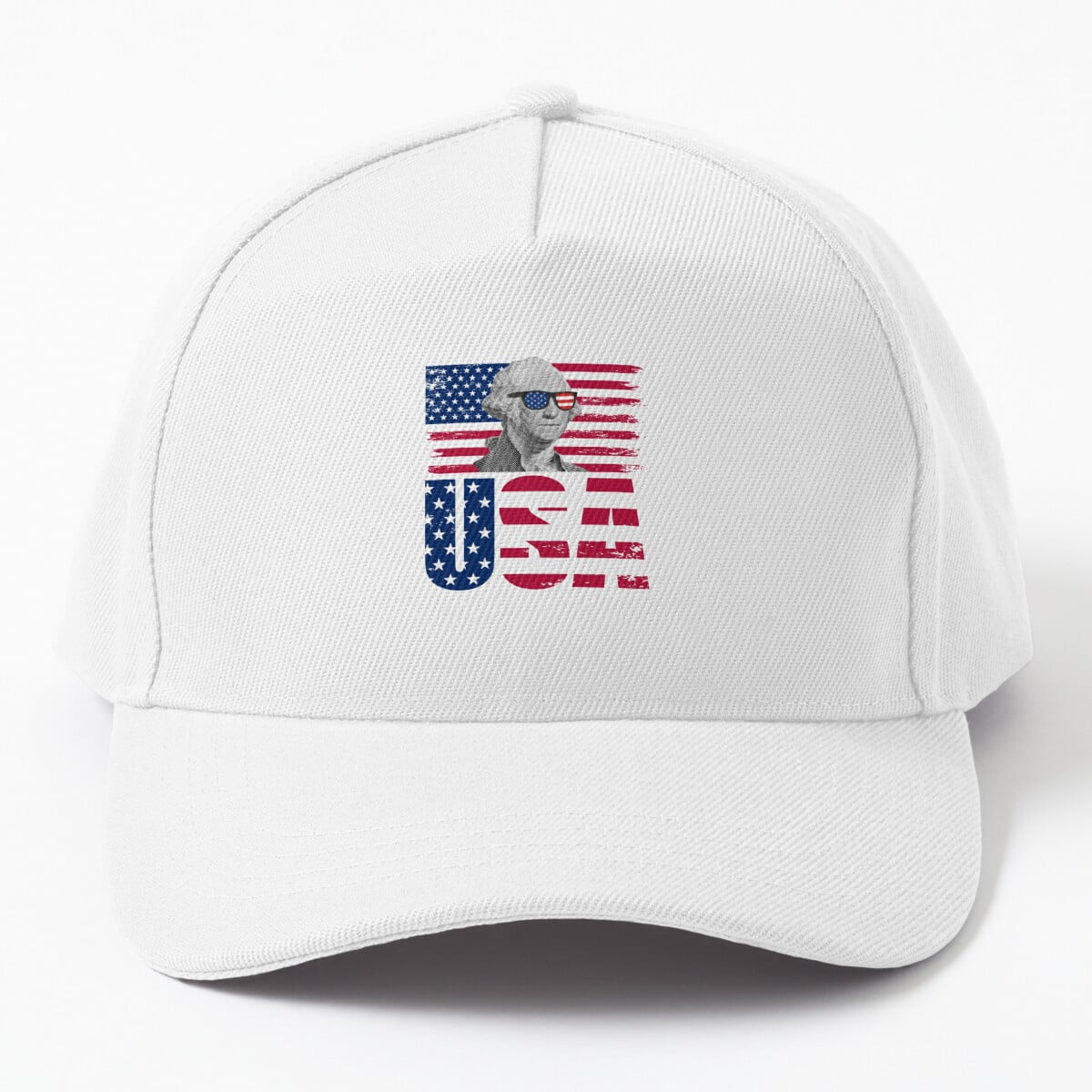 Jahat My Pronouns Are Usa George Washington 4Th Of July Gear Cap ...