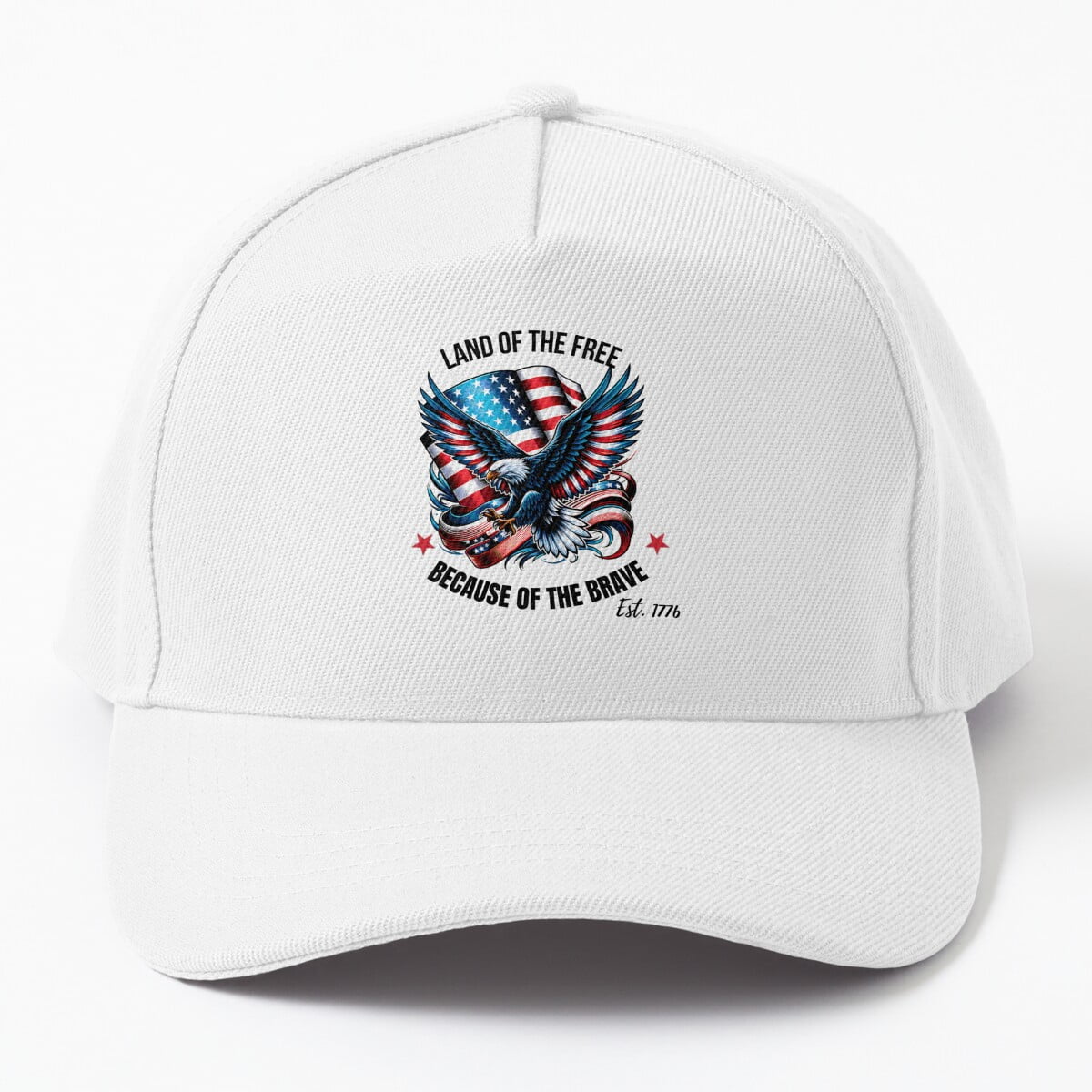 Jahat Patriotic Hat, Land Of The Free Because Of The Brave Hat Cap ...