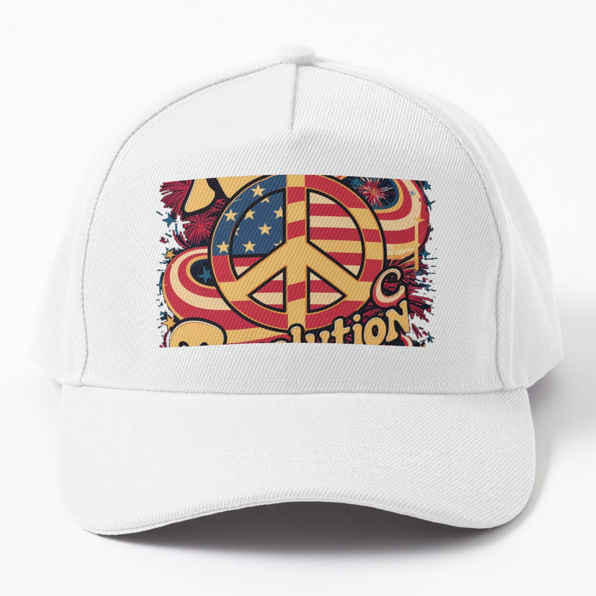 Jahat Retro Revolution: 1970S Groovy 4Th Of July Cap Baseball Cap, Hats ...