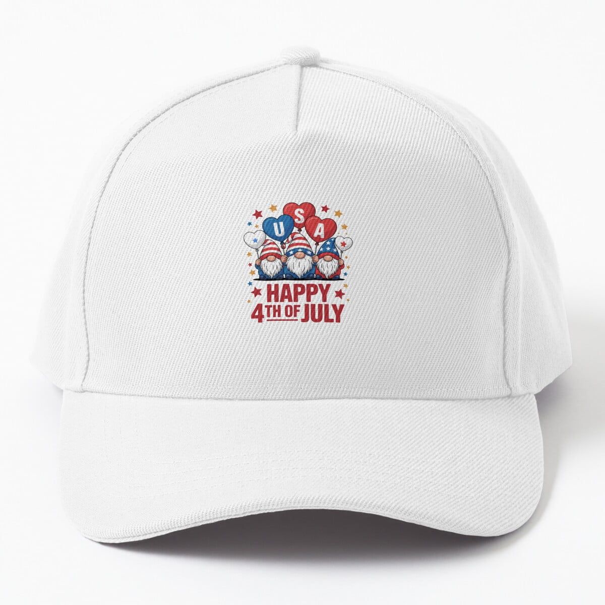 Jahat Three Gnomes 4Th Of July Cap Baseball Cap, Hats For Men, Gift For ...