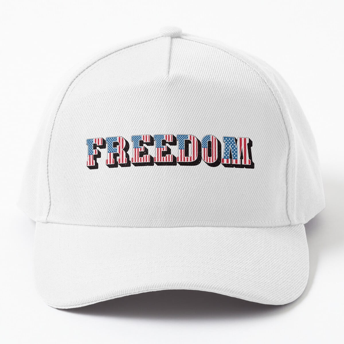 Jahat Vintage - American Flag Text Cap Baseball Cap, Hats For Men, Gift ...