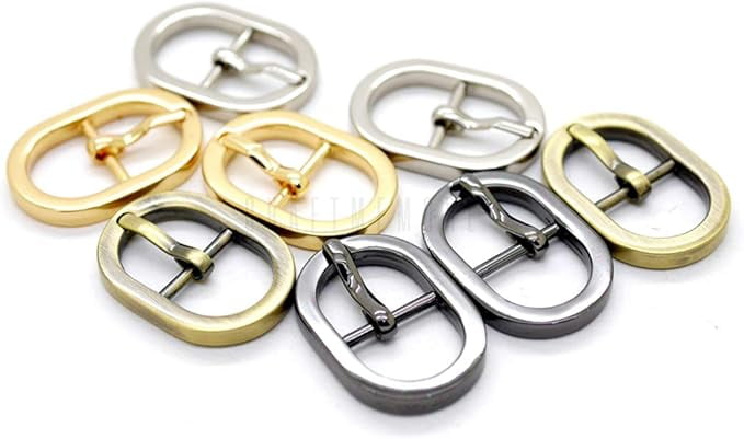 Tiny Oval Center Bar Belt Buckle Single Prong Buckles Purse Accessories ...