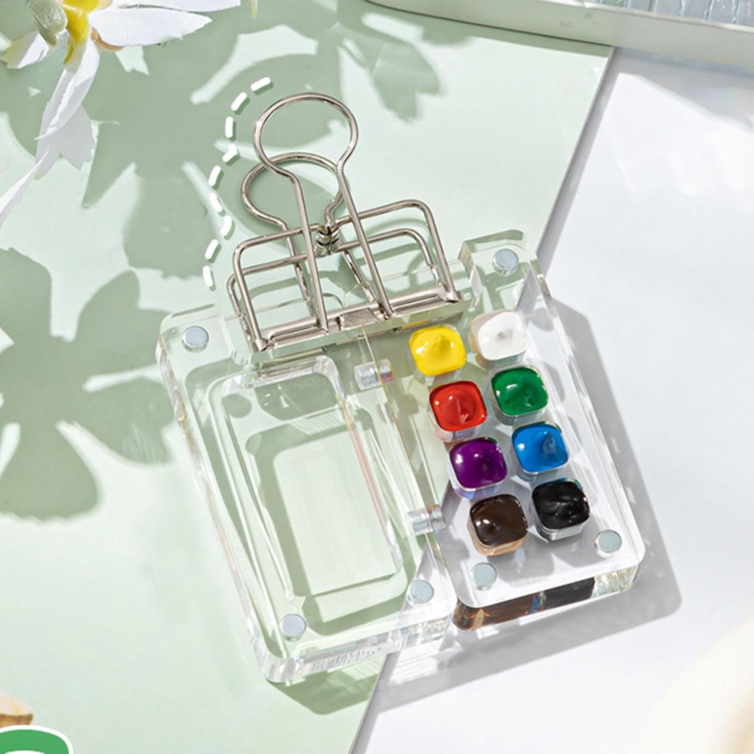 Tiny Painting Kit,Portable Miniature Watercolor Palette Travel Set ...