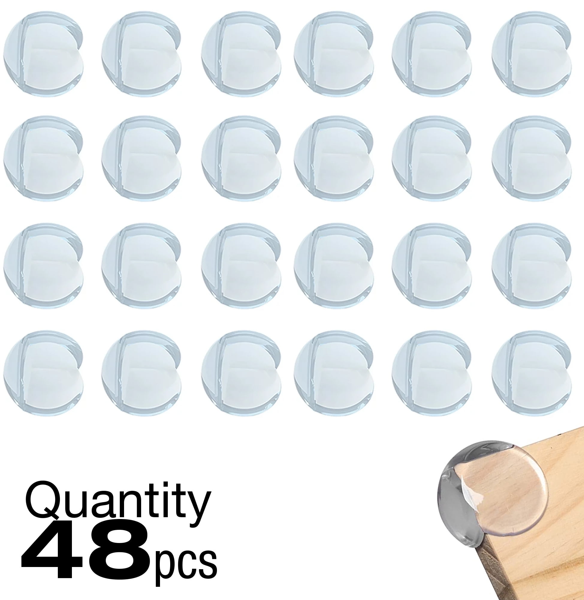 Tiny Patrol Table Corner Protectors 48 Pack - Clear Baby Proofing ...