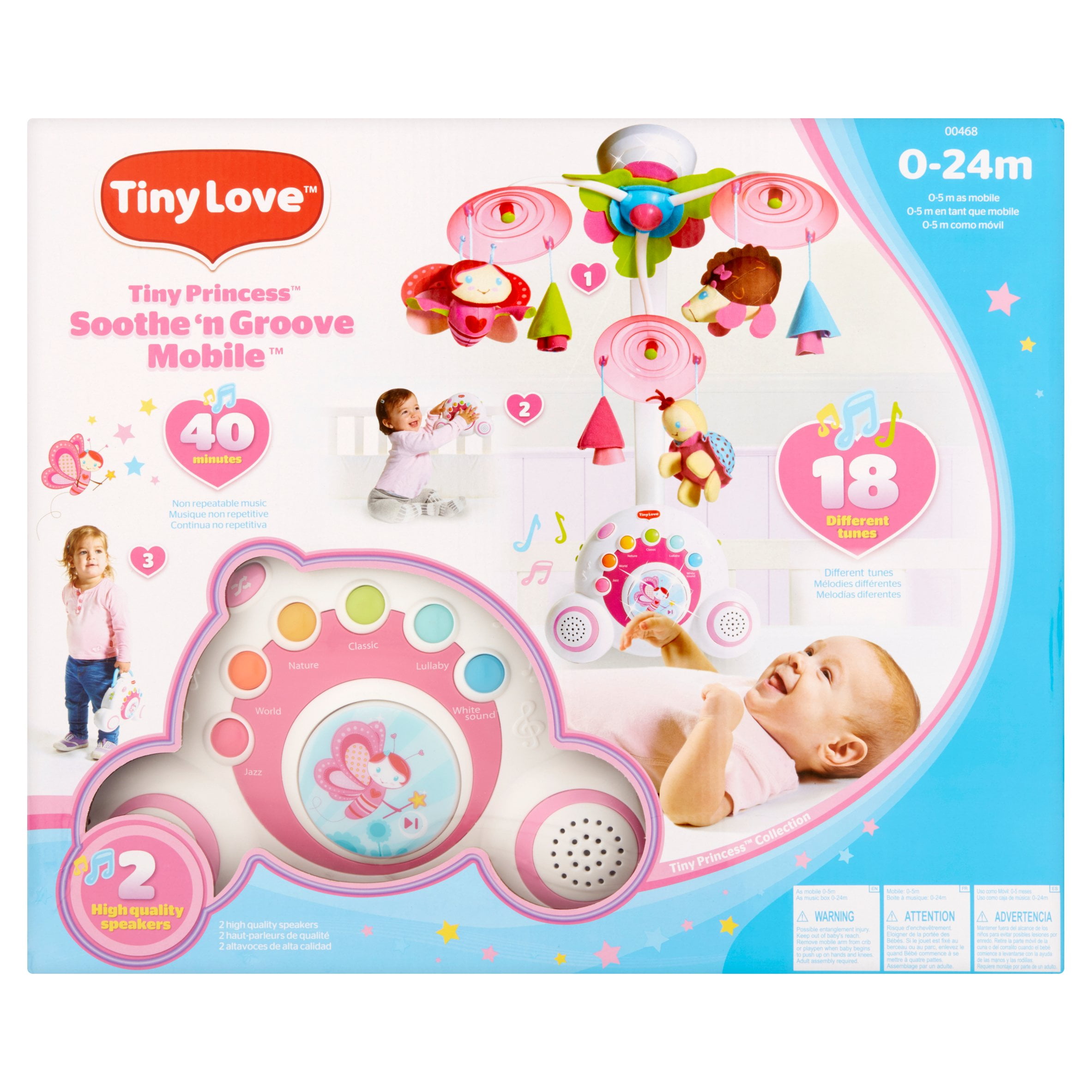 Tiny Princess Soothe 'n Groove Mobile - Walmart.com