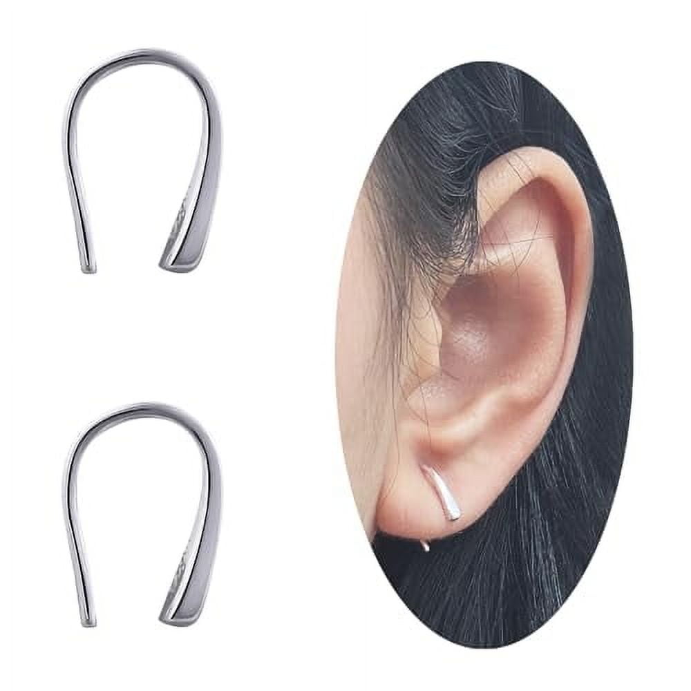Tiny Pull Through Earrings Small Threader Earrings S999 Sterling Silver ...
