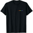 Tiny Rainbow Hearts Subtle Pride Month Flag Lgbt Gay Rights T Shirt