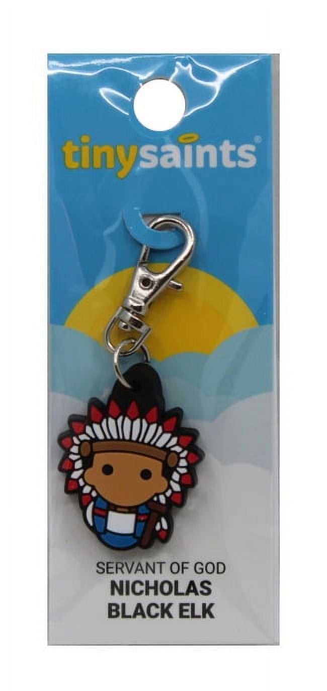 Tiny Saints Servant of God Nicholas Black Elk CHARM NEW Lanyard ...