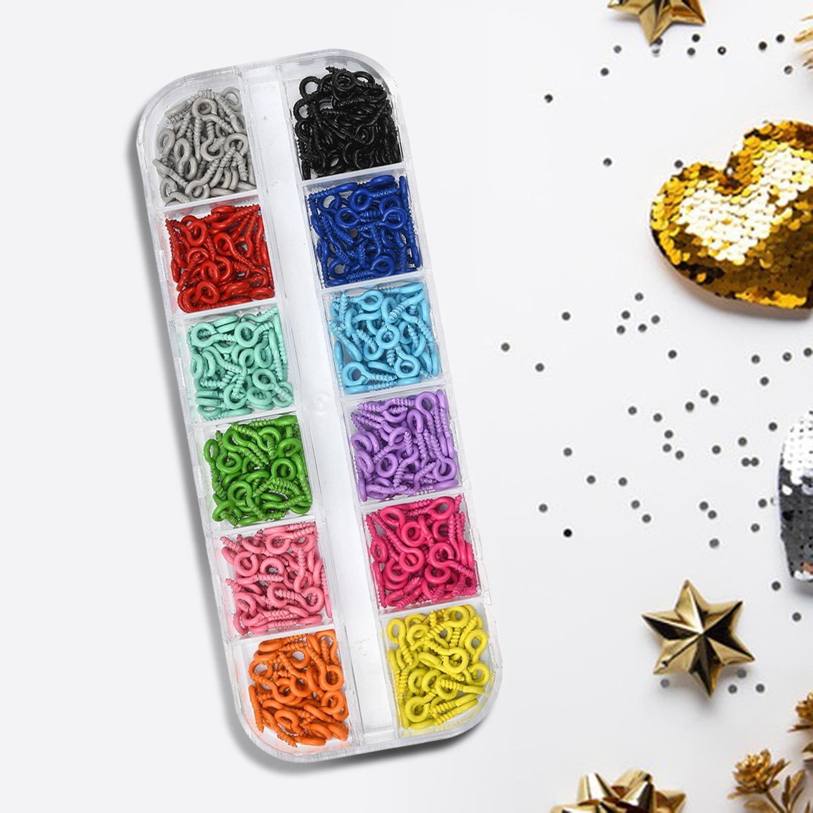 Tiny Screw Eye Pins Eyelets Screw Threaded Clasps Hooks Eye Screws ...