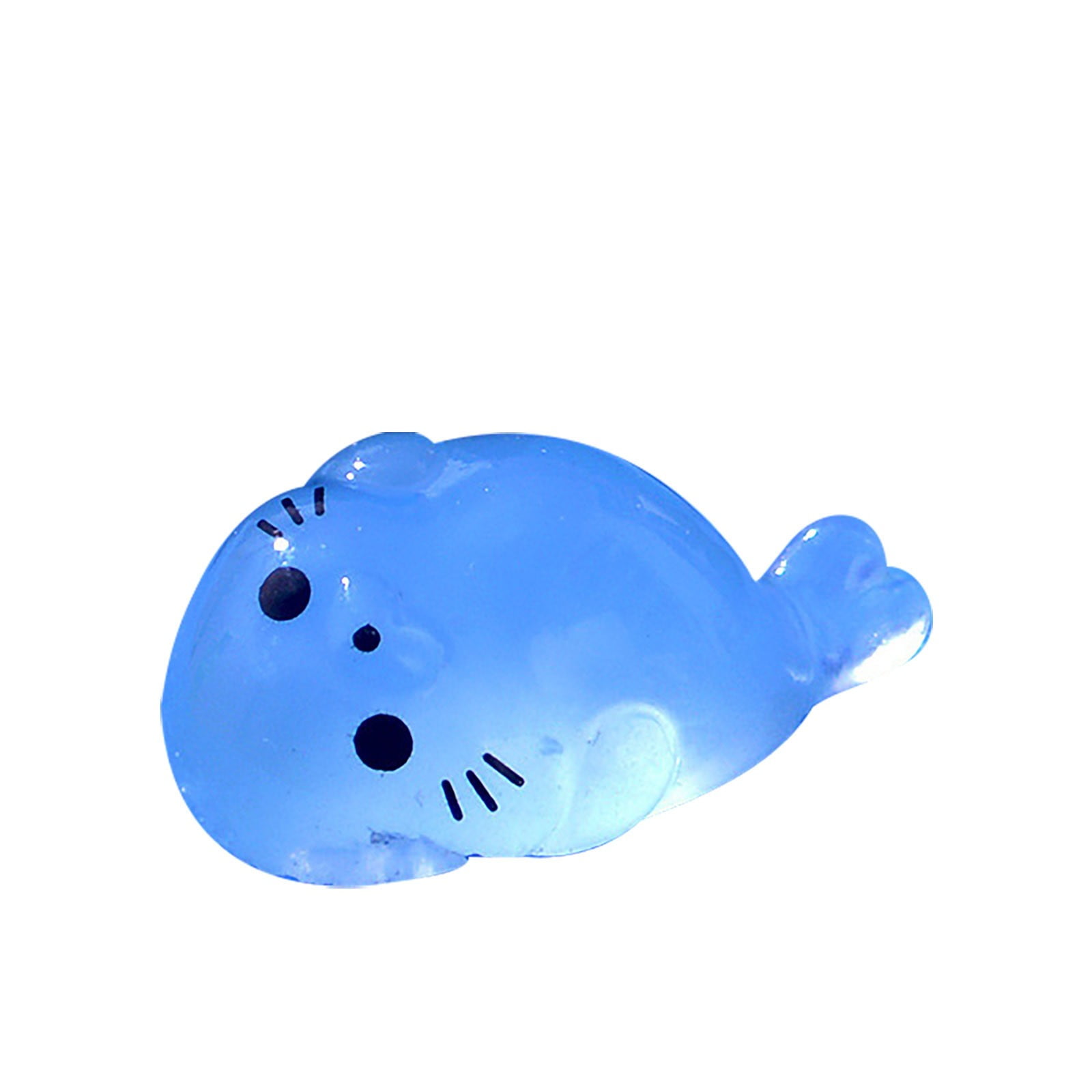 Tiny Seal Figurines, Ongmies Glow in The Dark Decoration Cute Baby Seal ...