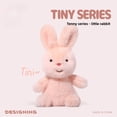 Tiny Series Plush Toy Set, Cute Fluffy Elephant & Rabbit Stuffed ...