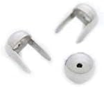 Tiny Silver Dome Metal Studs - Size 6 - Silver Colored - Ideally Used ...
