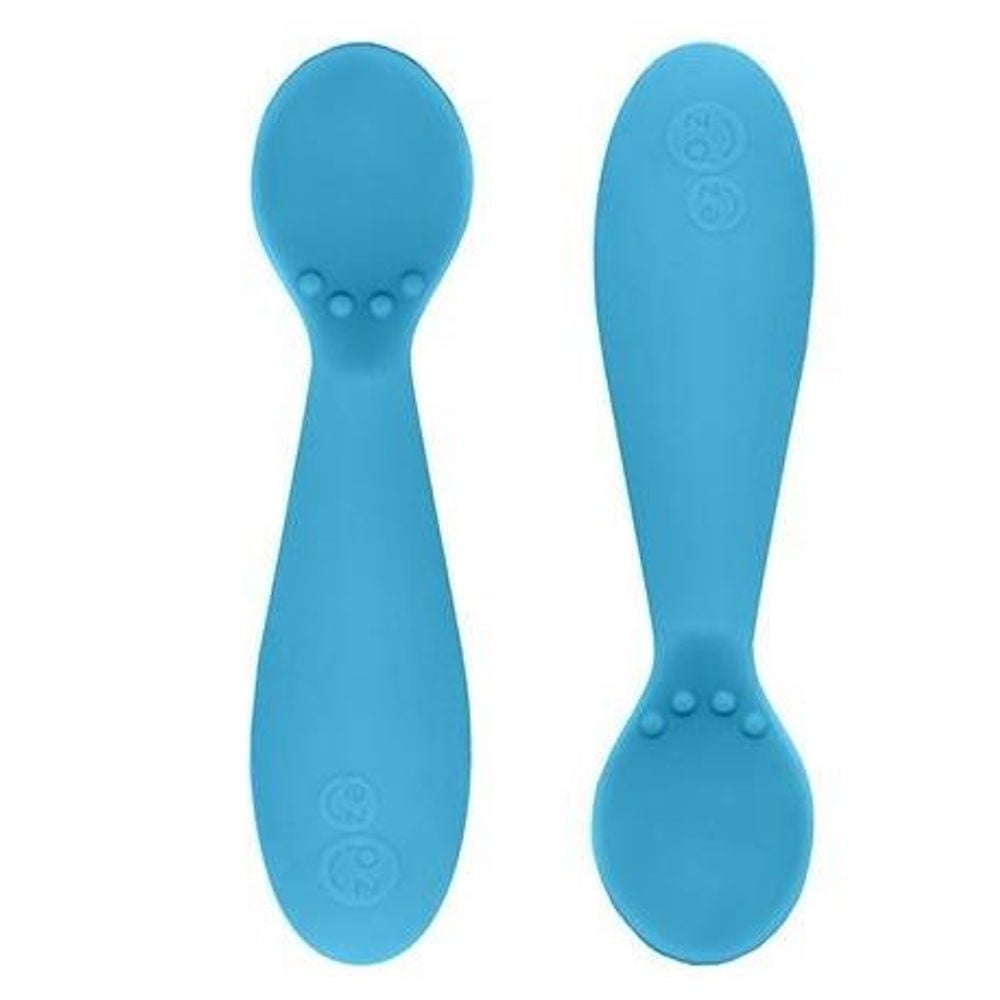 Ezpz Happy Mats Tiny Spoon 2-Pack, Blue - Walmart.com