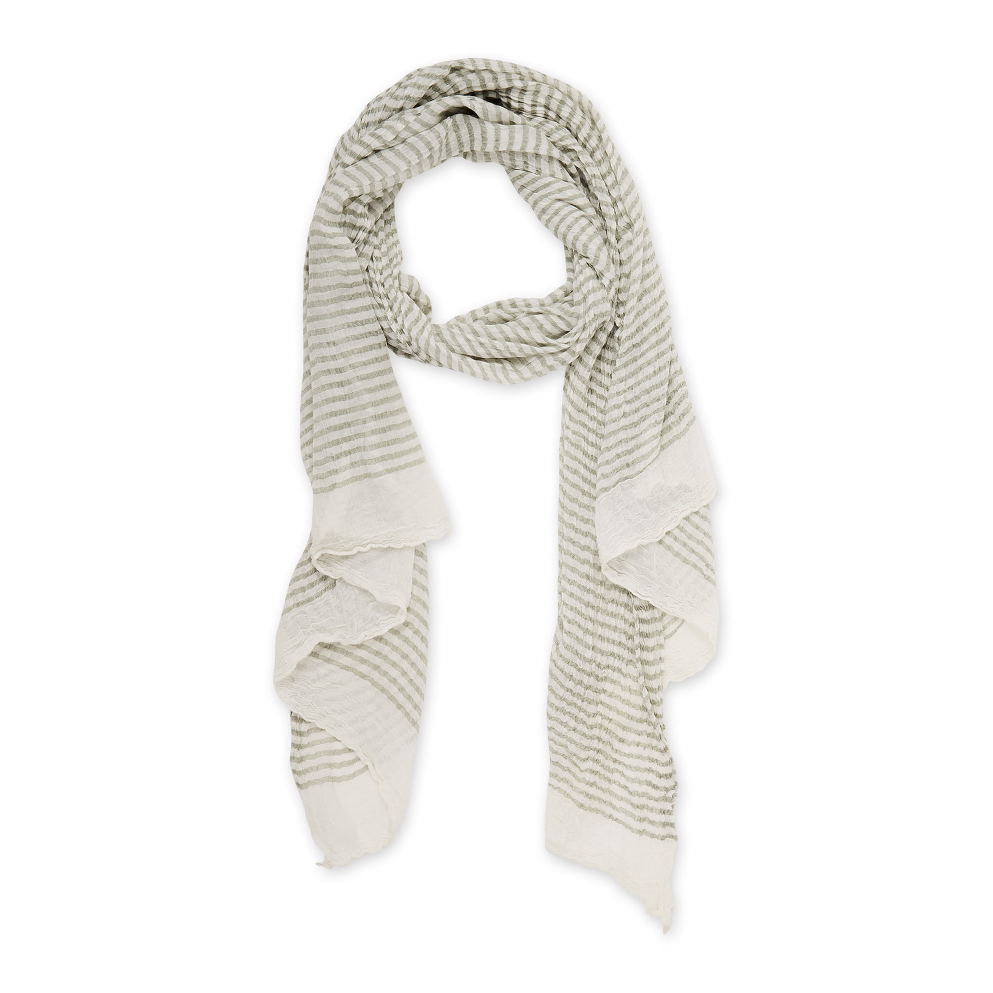 Tiny Stripe Insect Shield Scarf - Army Green - Walmart.com