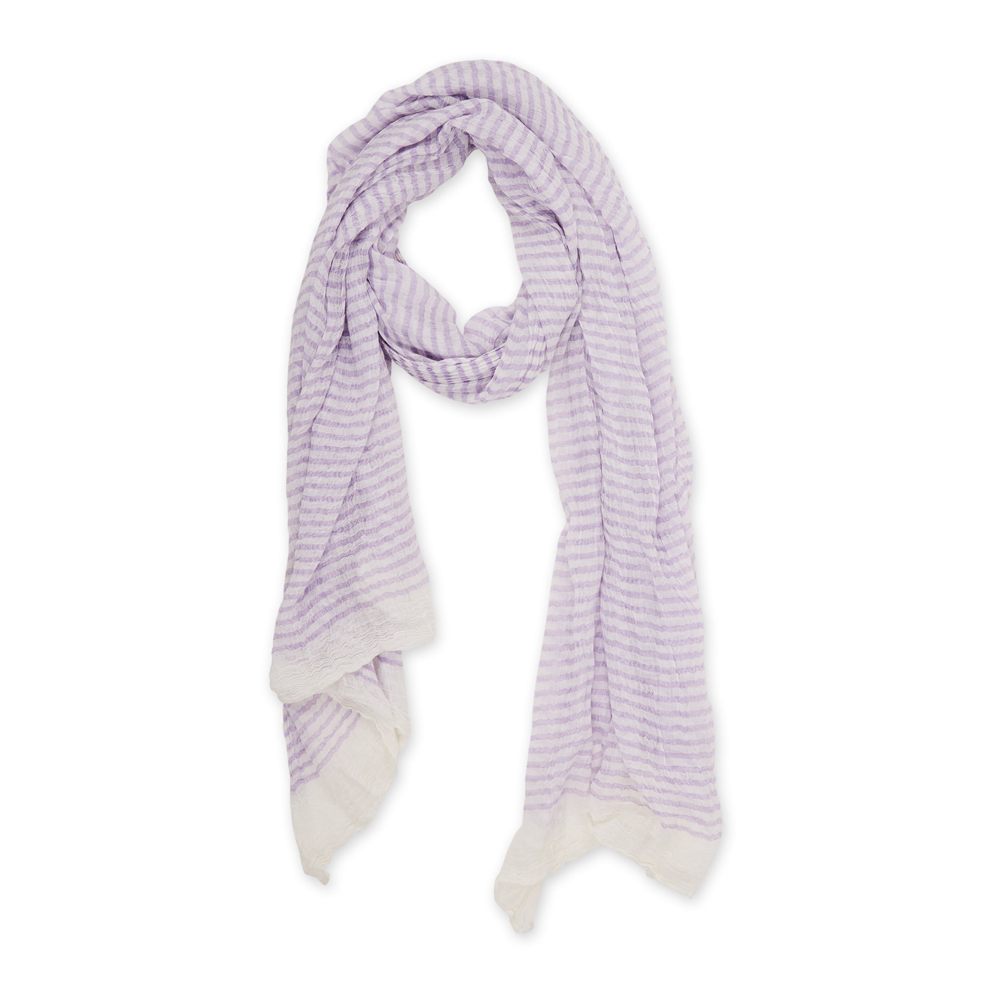 Tiny Stripe Insect Shield Scarf - Lilac - Walmart.com