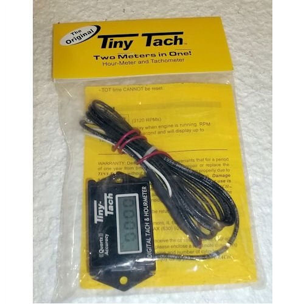 Tiny Tach Digital Tachometer and Hour Meter #TT2B - Walmart.com