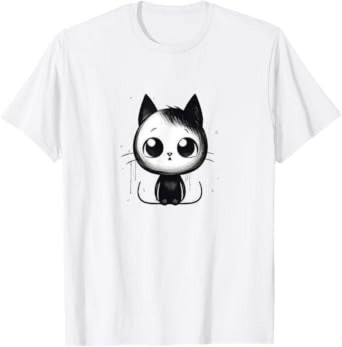 Tiny Tearful Eyes A Sad Cat's T-Shirt - Walmart.com