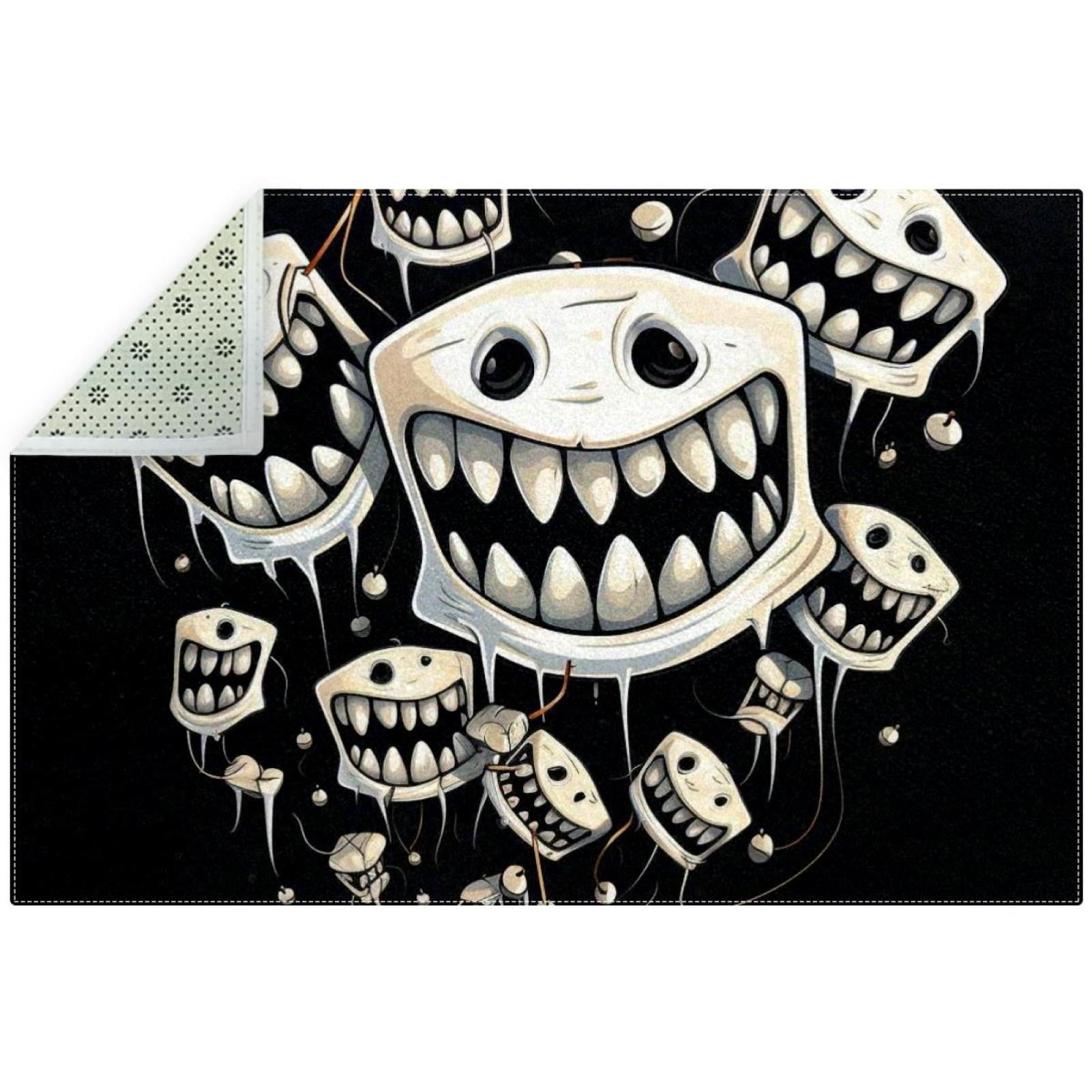 Tiny Teeth Luxurious Polyester Chair Rug - Stylish and Functional Floor ...