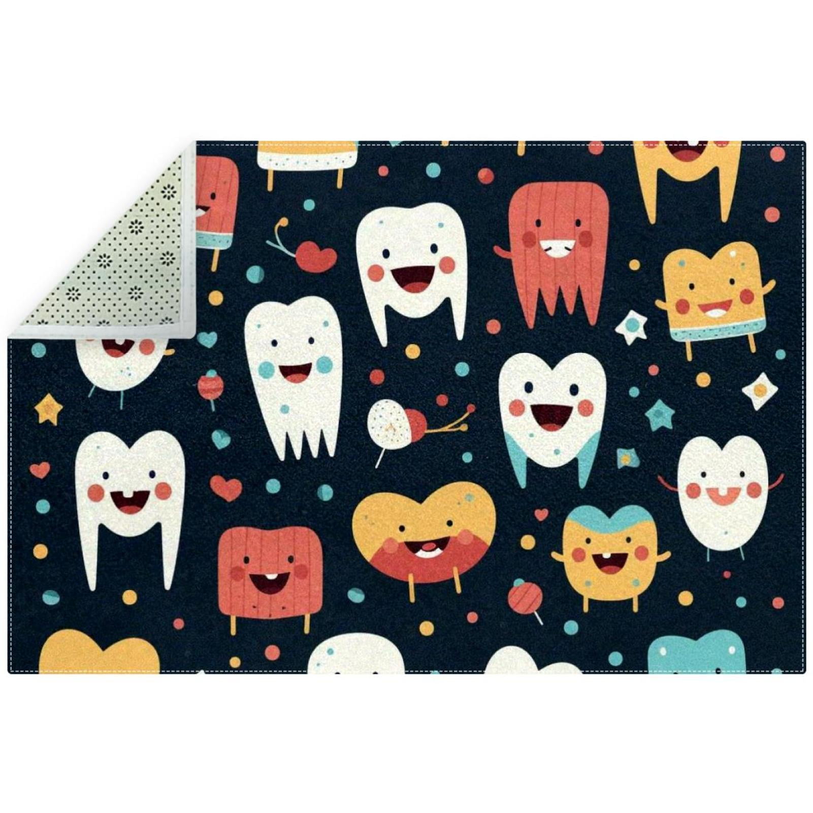 Tiny Teeth Polyester Chair Mat for Hardwood Floor, Heavy Duty Office ...