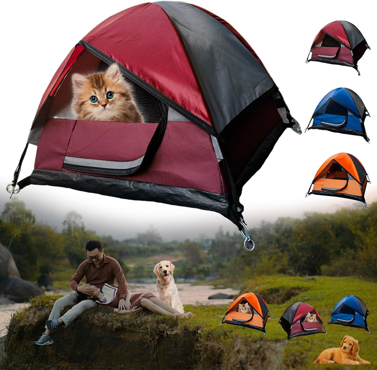 Tiny Tent for Cats - Official New Tiny Tents for Pets, Mini Cat Tents ...
